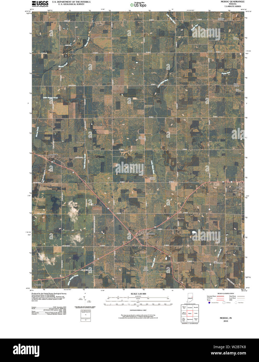Modoc map hi-res stock photography and images - Alamy