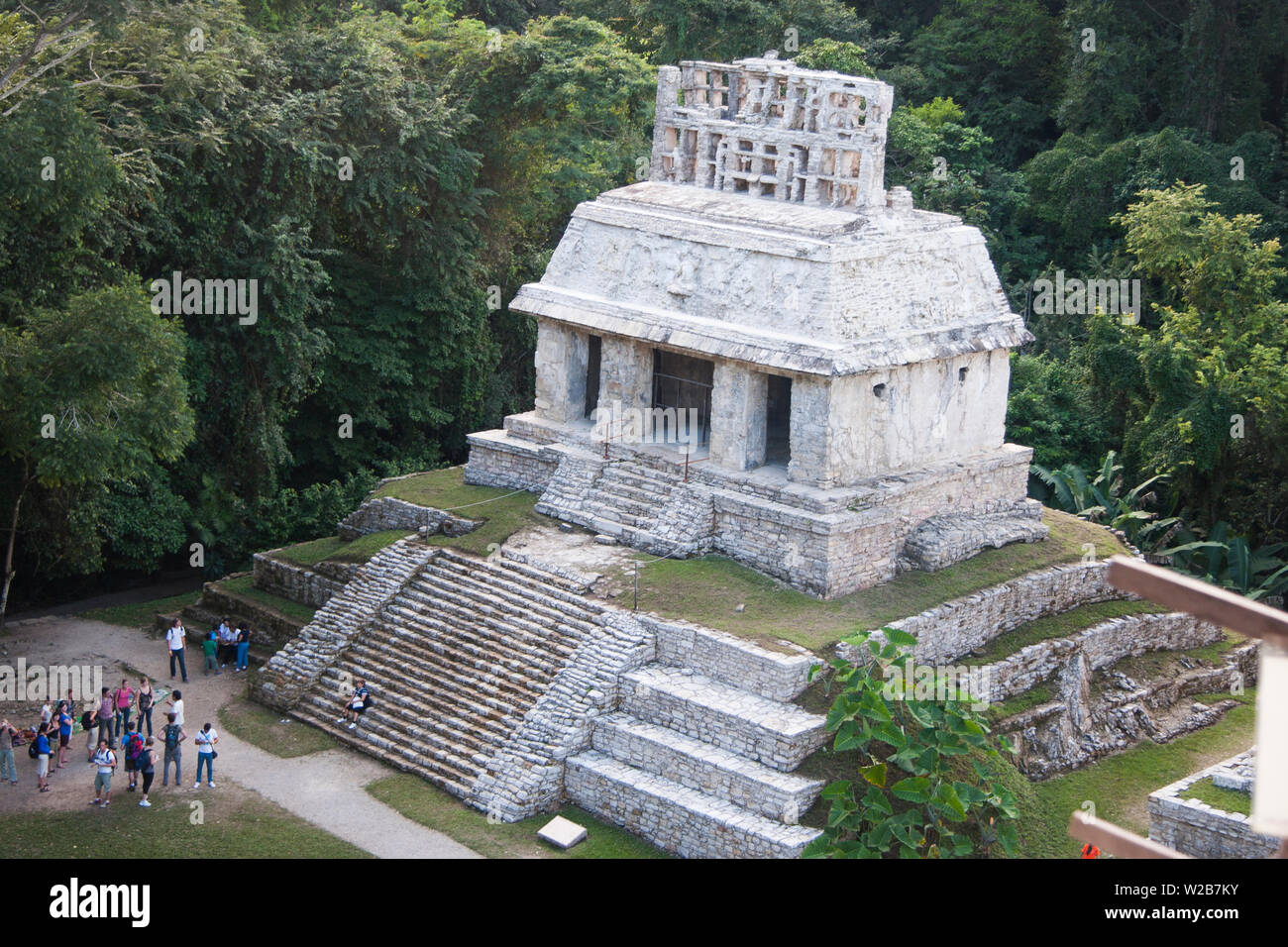 Temple of the Sun Archaeological zone of Palenque.Palenque,Chiapas ...