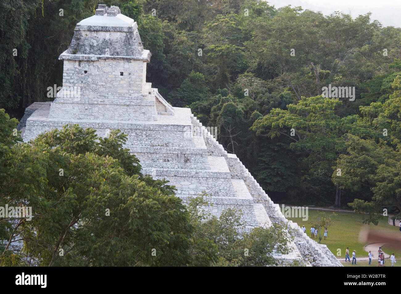 Temple of the Inscriptions, Pakal Tomb. Palenque,Chiapas,Mexico Stock ...