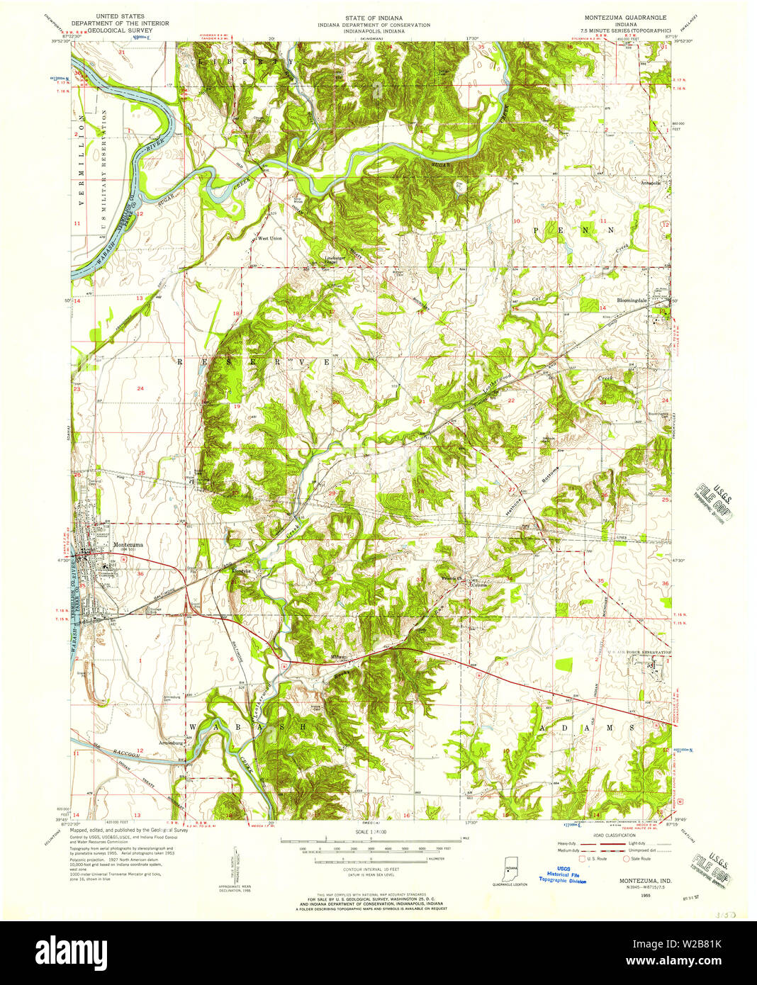 Map of montezuma hi-res stock photography and images - Alamy