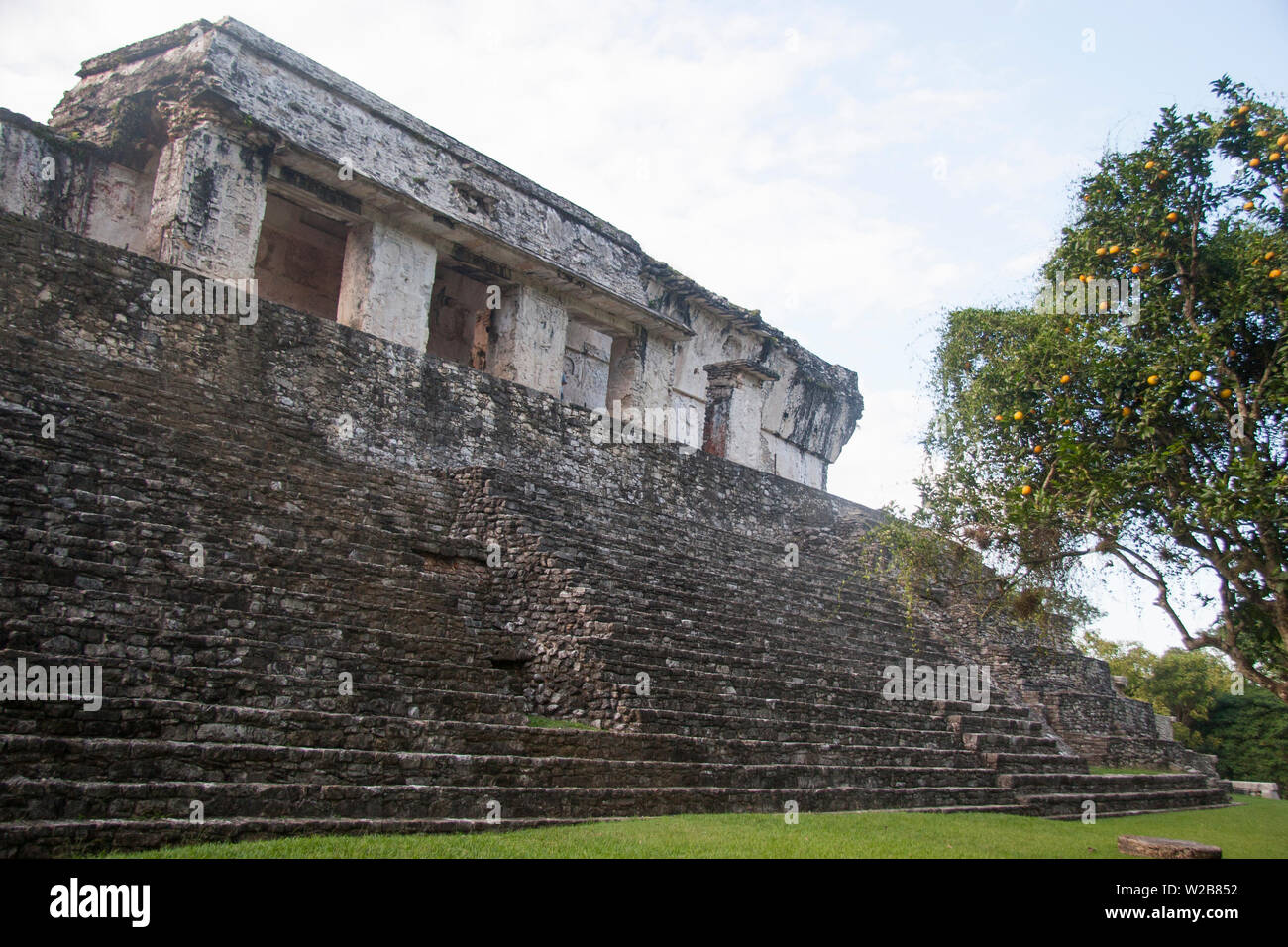 Temple of the Inscriptions, Pakal Tomb. Palenque,Chiapas,Mexico Stock ...