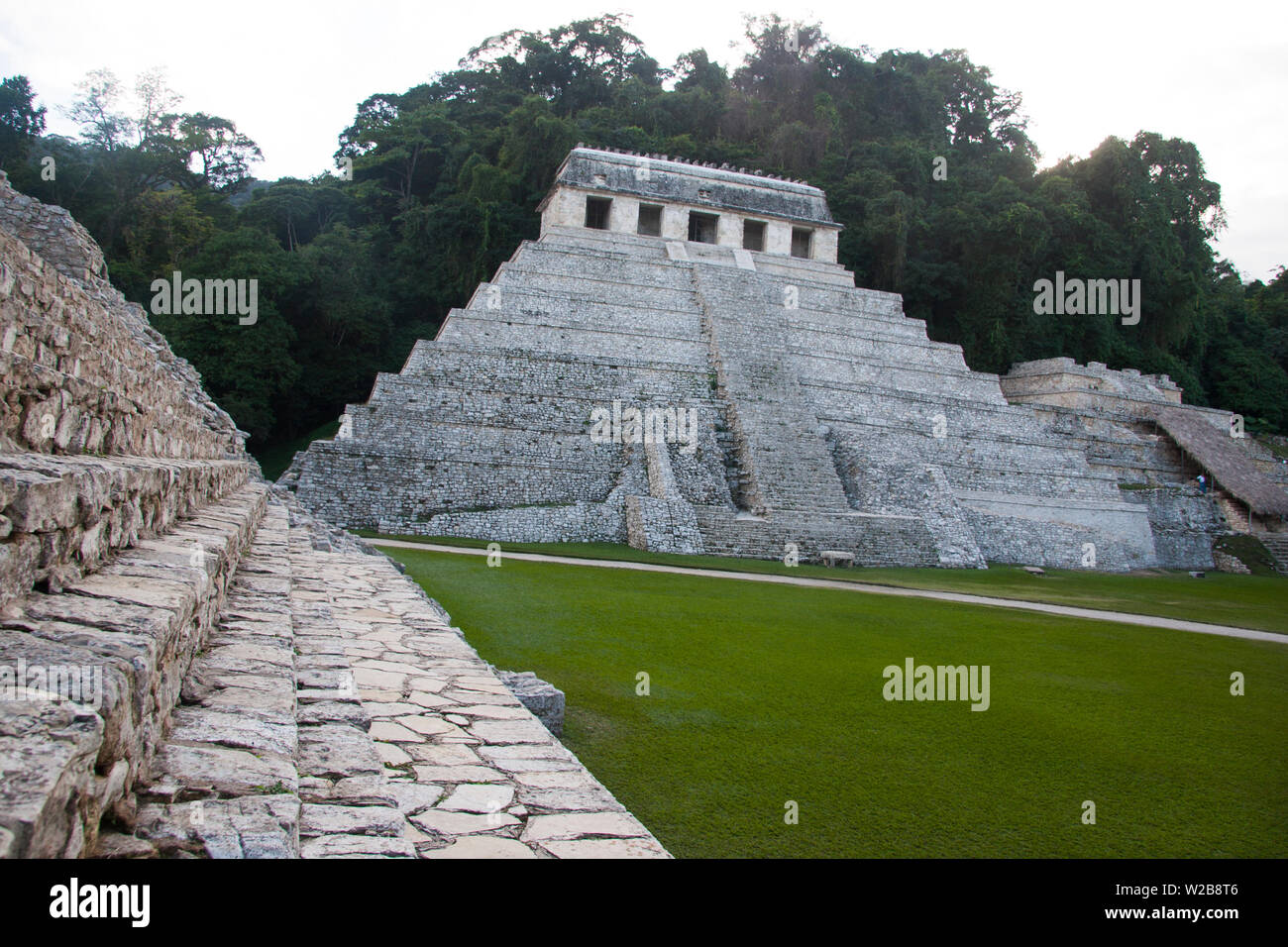 Temple of the Inscriptions, Pakal Tomb. Palenque,Chiapas,Mexico Stock ...