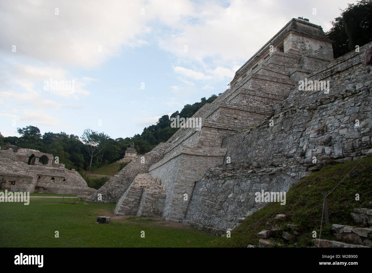Temple of the Inscriptions, Pakal Tomb. Palenque,Chiapas,Mexico Stock ...