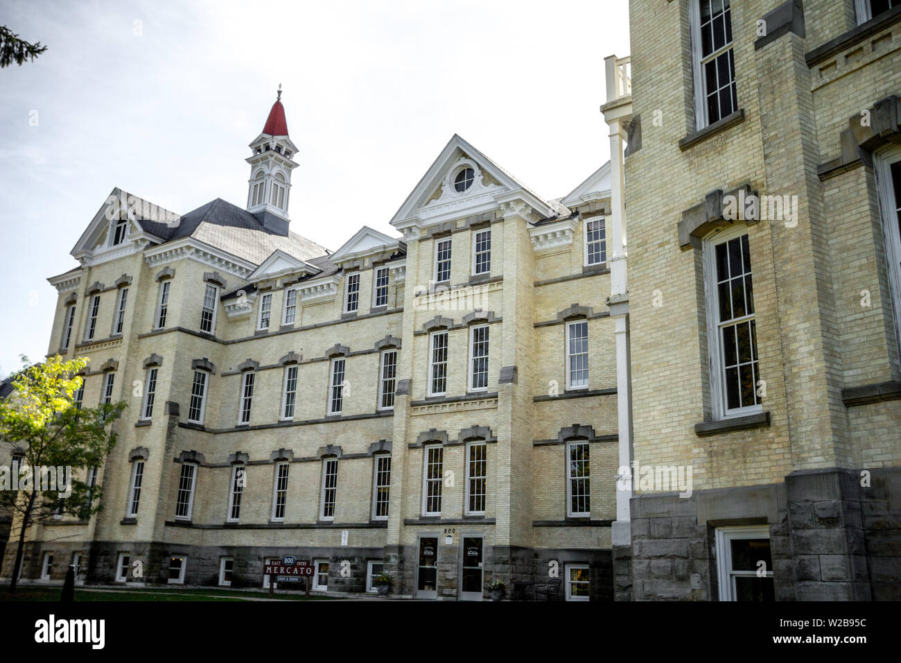 Exterior of the former Northern Michigan Asylum, now known as the Grand ...