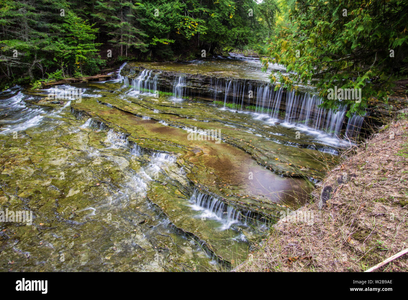 Wilderness Waterfall. Beautiful Au Train Falls is one of many ...