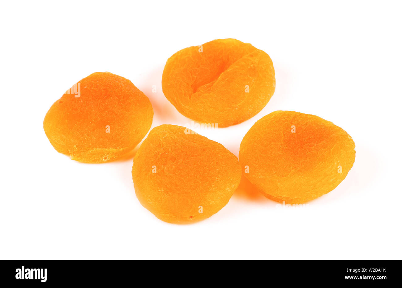 dry apricots isolated on white background Stock Photo - Alamy