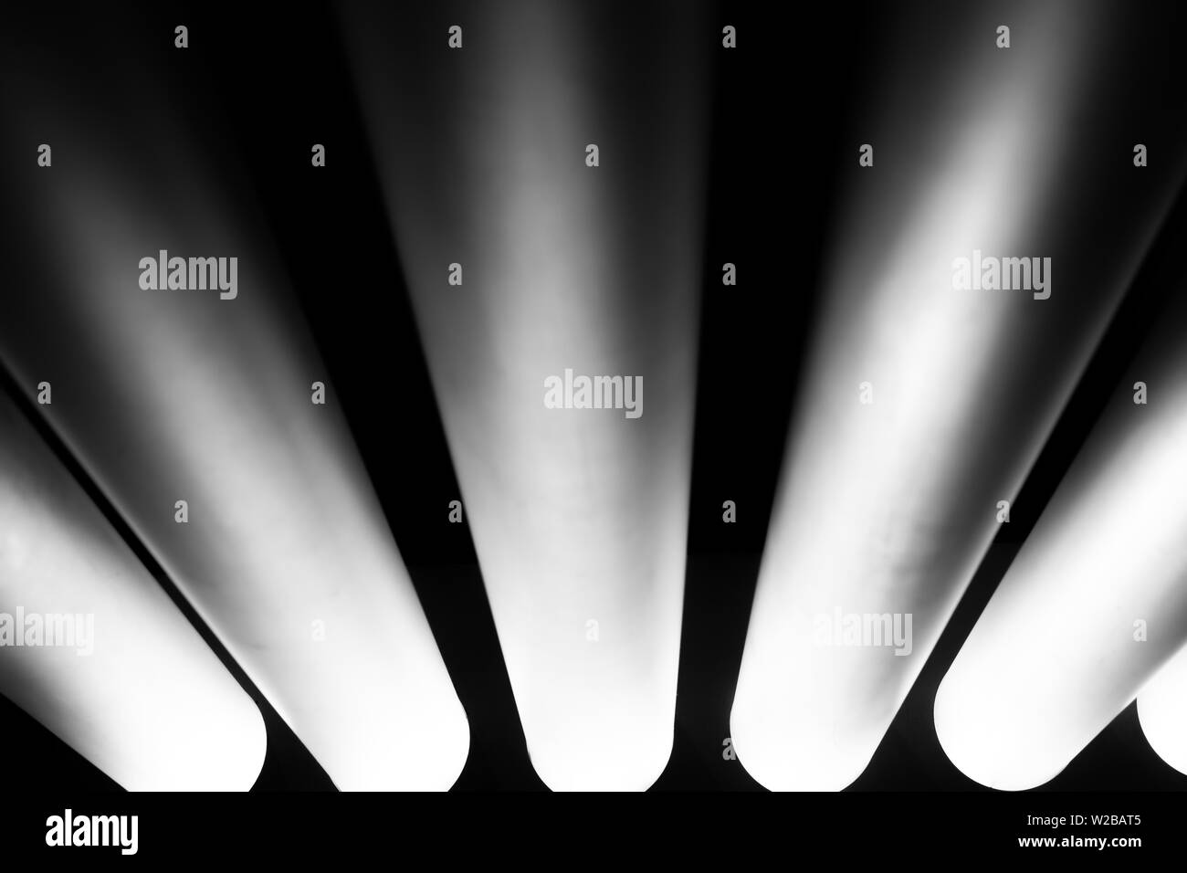 Modern neon lights Black and White Stock Photos & Images - Alamy