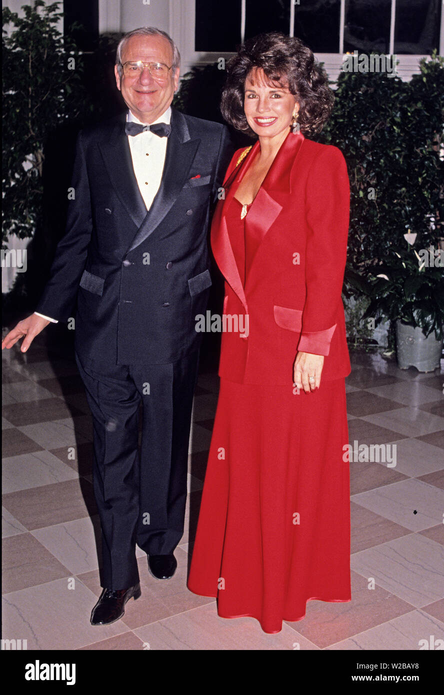 Lee Iacocca, Chairman, President and CEO, Chrysler Corporation, left ...