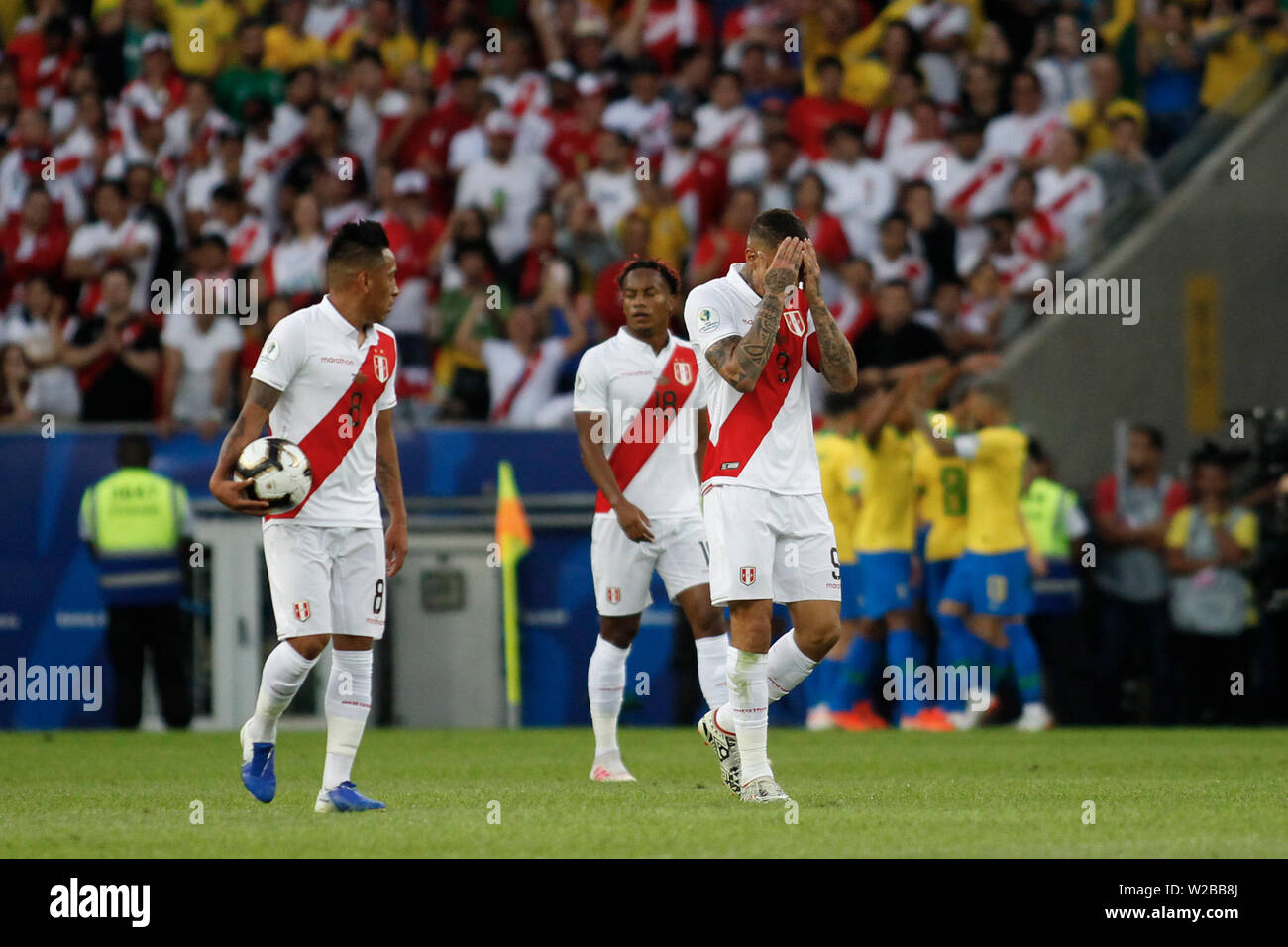 Rio de Janeiro, Brazil. 08th July, 2019. 7th July 2019; Maracana Stadium, Rio de Janeiro, Brazil ...