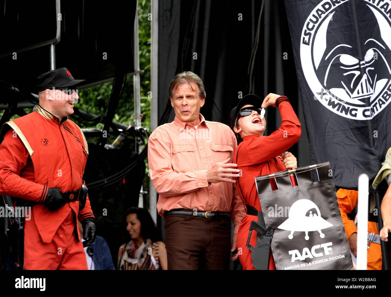 Spain. 07th July, 2019. Mark singer mythical actor of the series V of ...