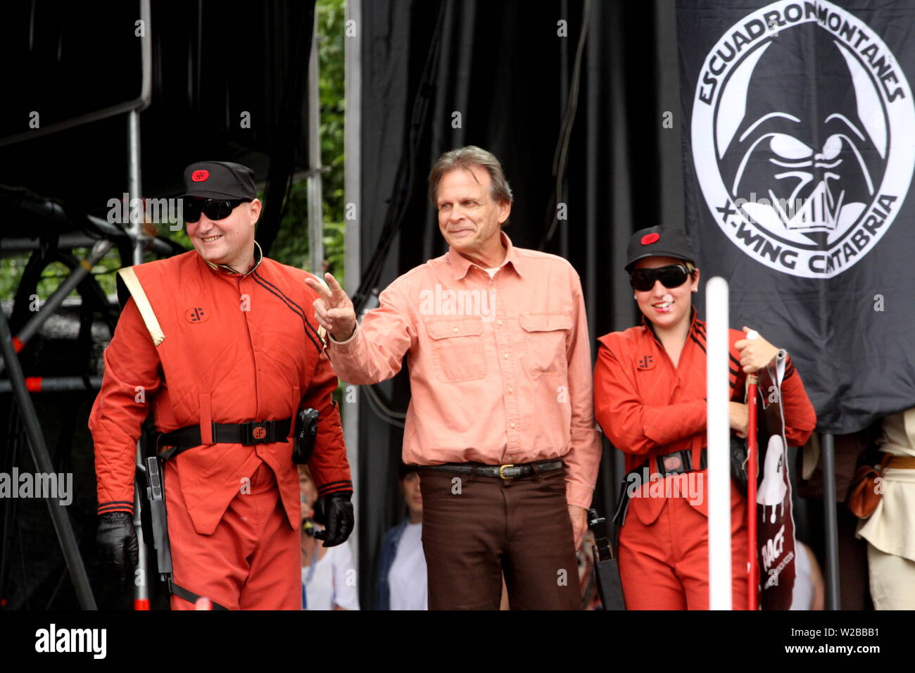 Spain. 07th July, 2019. Mark singer mythical actor of the series V of ...