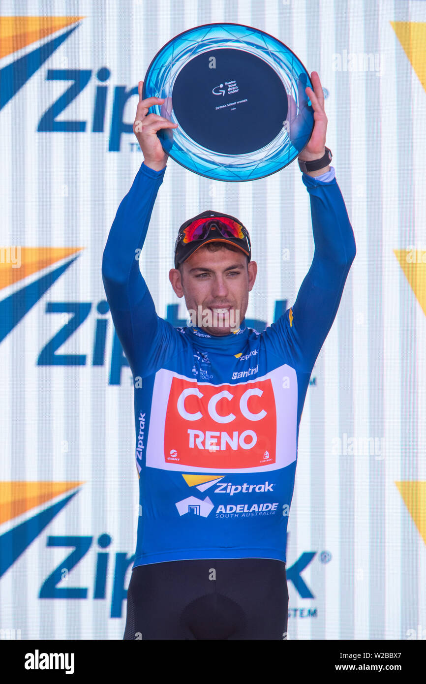 ADELAIDE, AUSTRALIA - JANUARY 20. Patrick Bevin of New Zealand and CCC ...