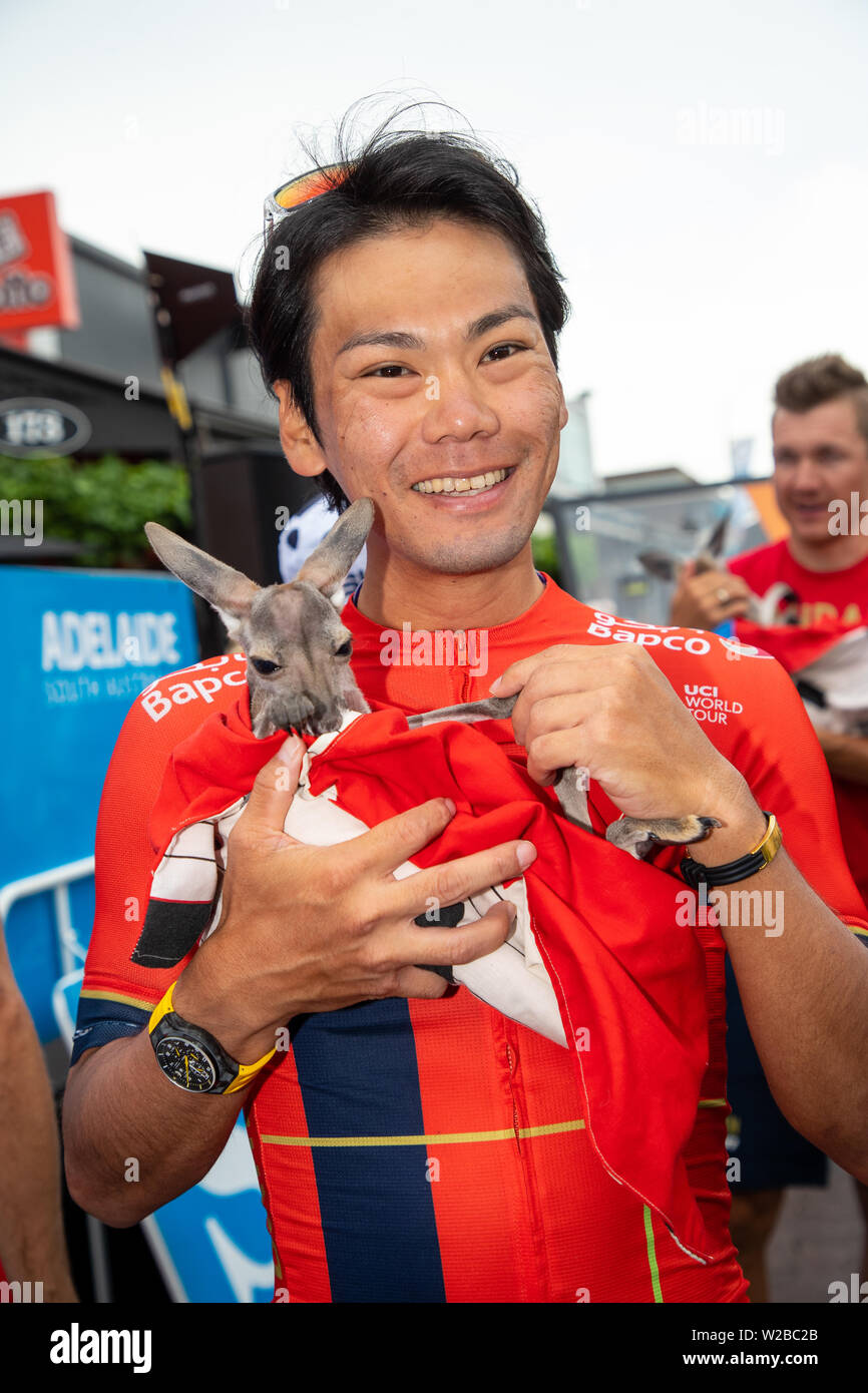 ADELAIDE, AUSTRALIA - JANUARY 18. Yukiya Arashiro of Japan and Bahrain ...