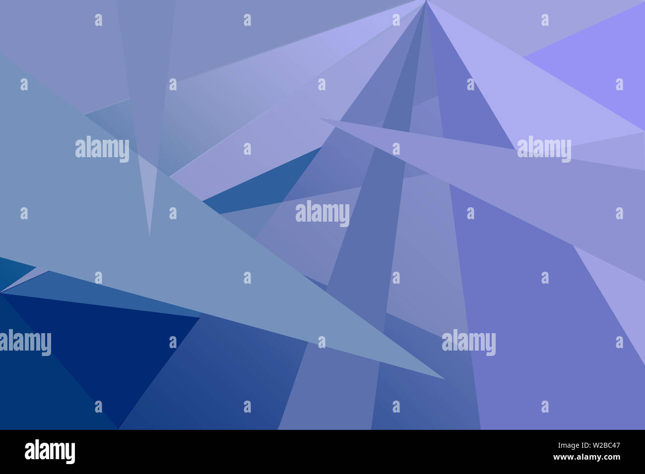 Abstract background. Overlapping triangles of different shades Stock ...