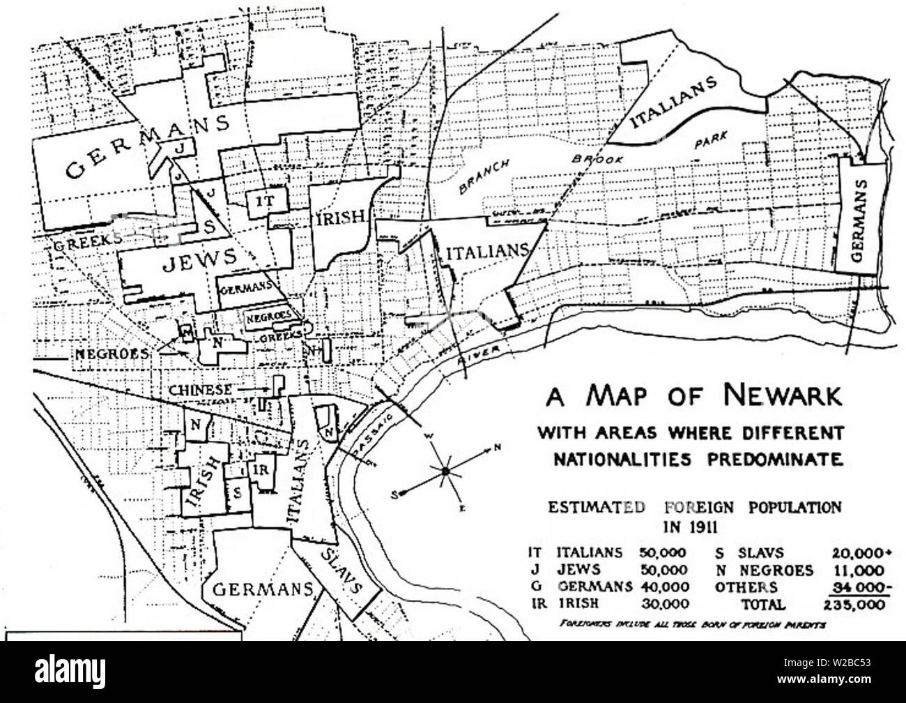 Old Map Of Newark High Resolution Stock Photography and Images - Alamy