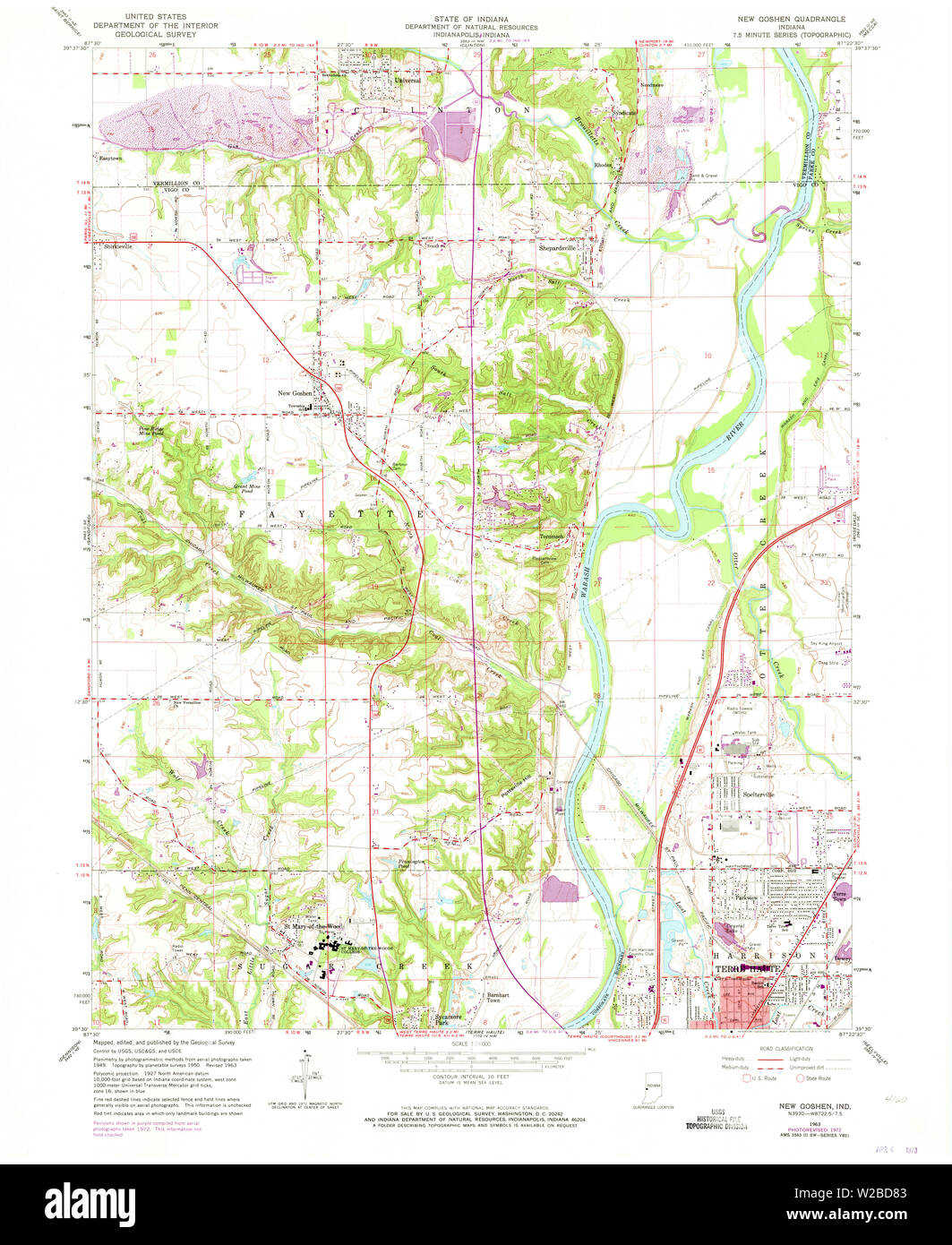 Goshen map Cut Out Stock Images & Pictures - Alamy