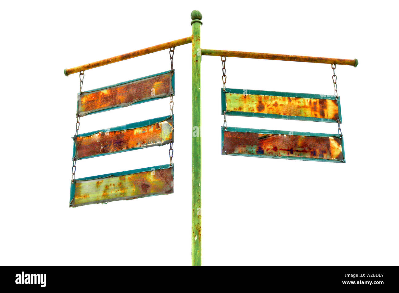 Vintage street sign isolated. Direction guidance concept. Copy space ...