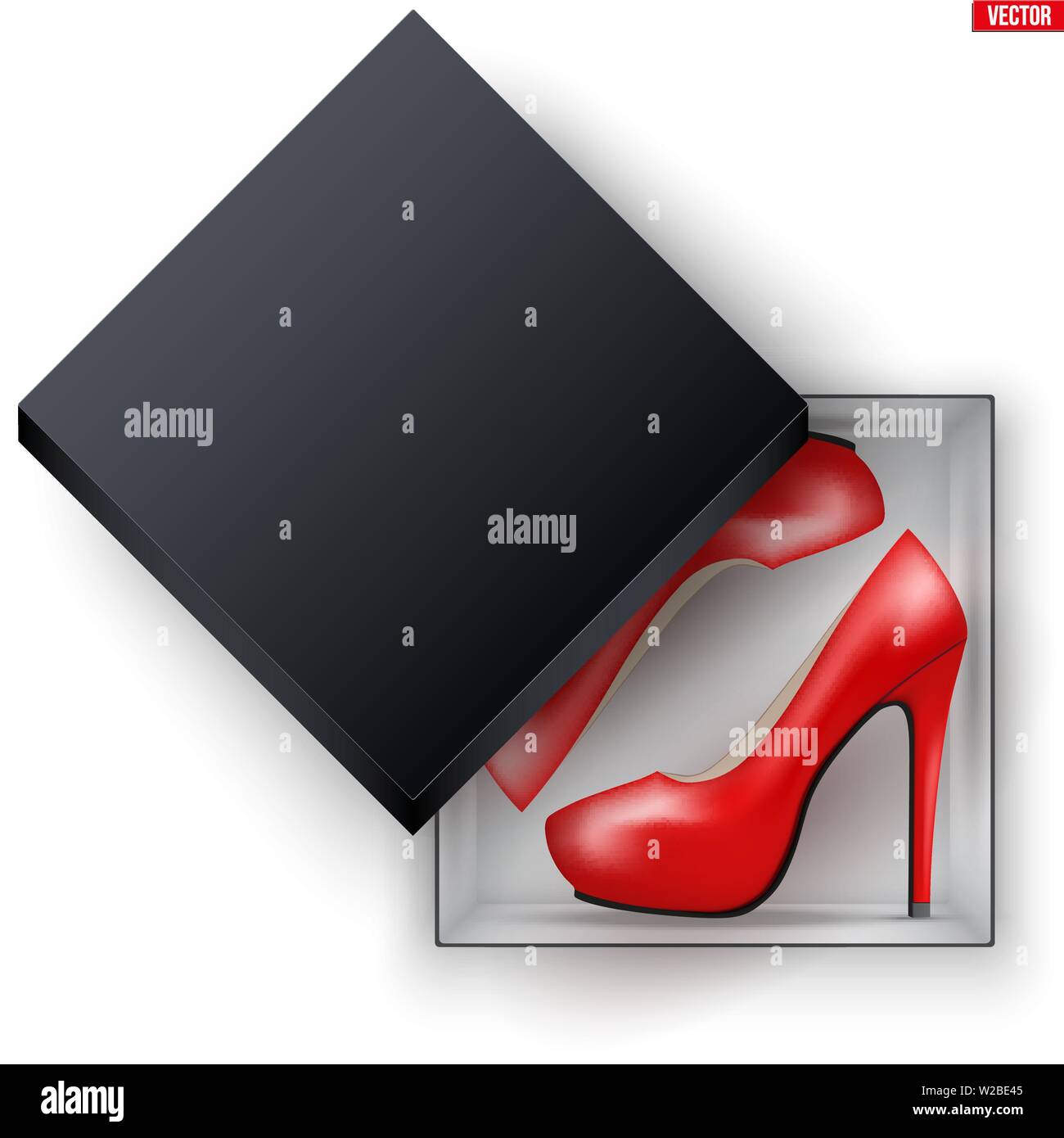 Shoebox wrapping Stock Vector Images - Alamy