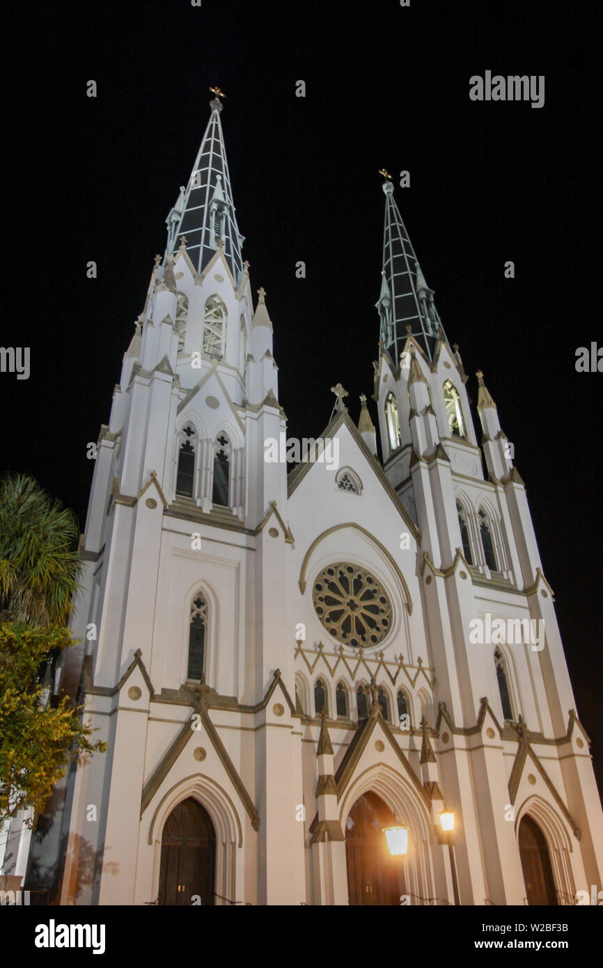 The Cathedral of St. John the Baptist is an iconic symbol of Savannah ...
