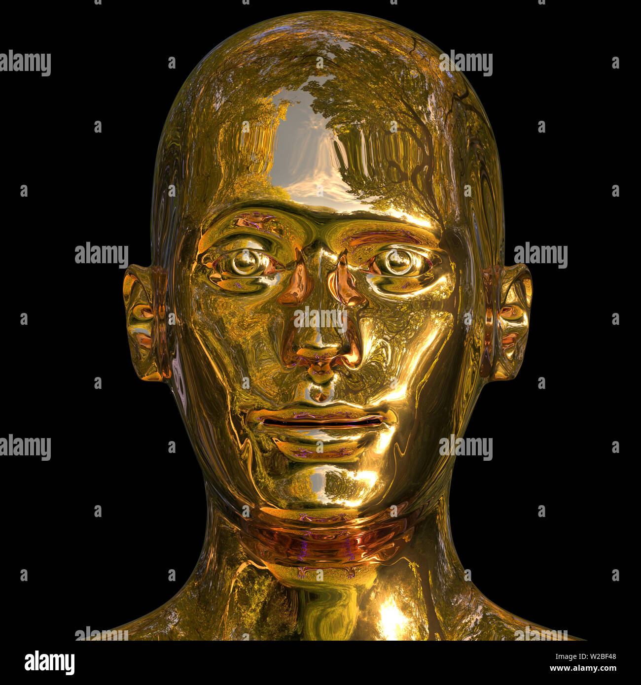 Stylized humanoid sculpture hi-res stock photography and images - Alamy