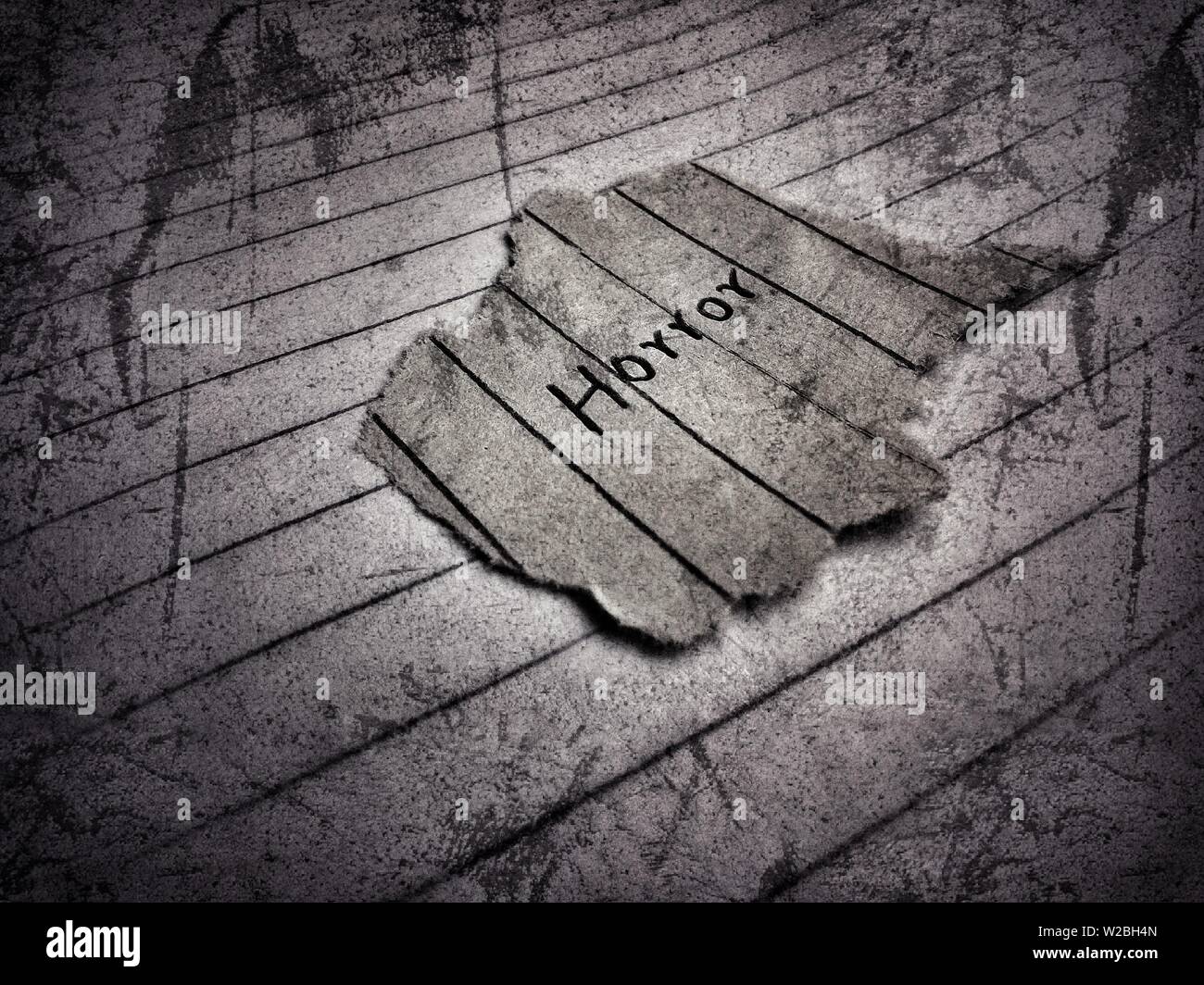 Horror word hi-res stock photography and images - Alamy