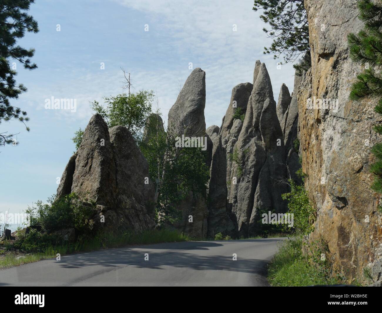 Amazing rock formations near the Needle's Eye tunnel entrance at ...