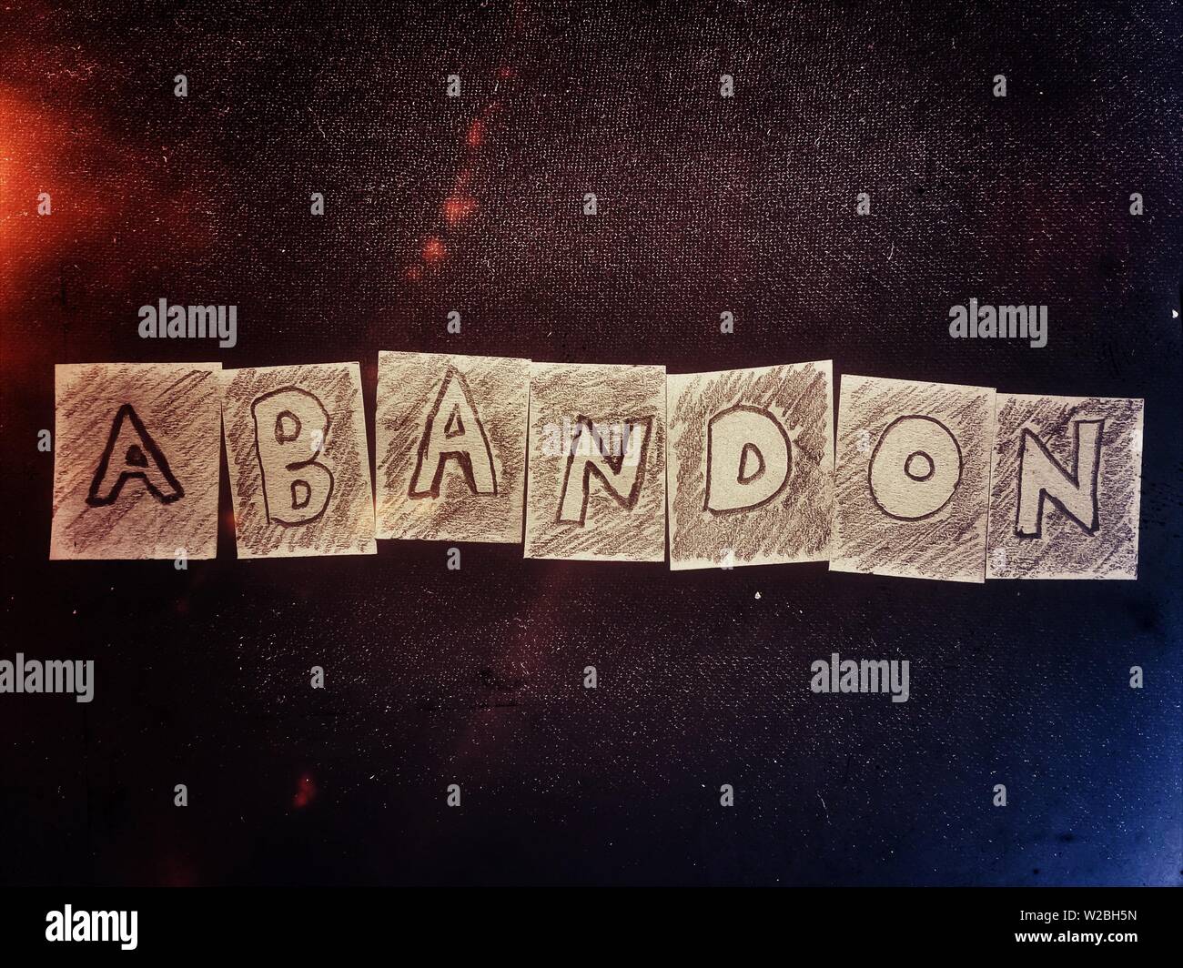 Horror word hi-res stock photography and images - Alamy