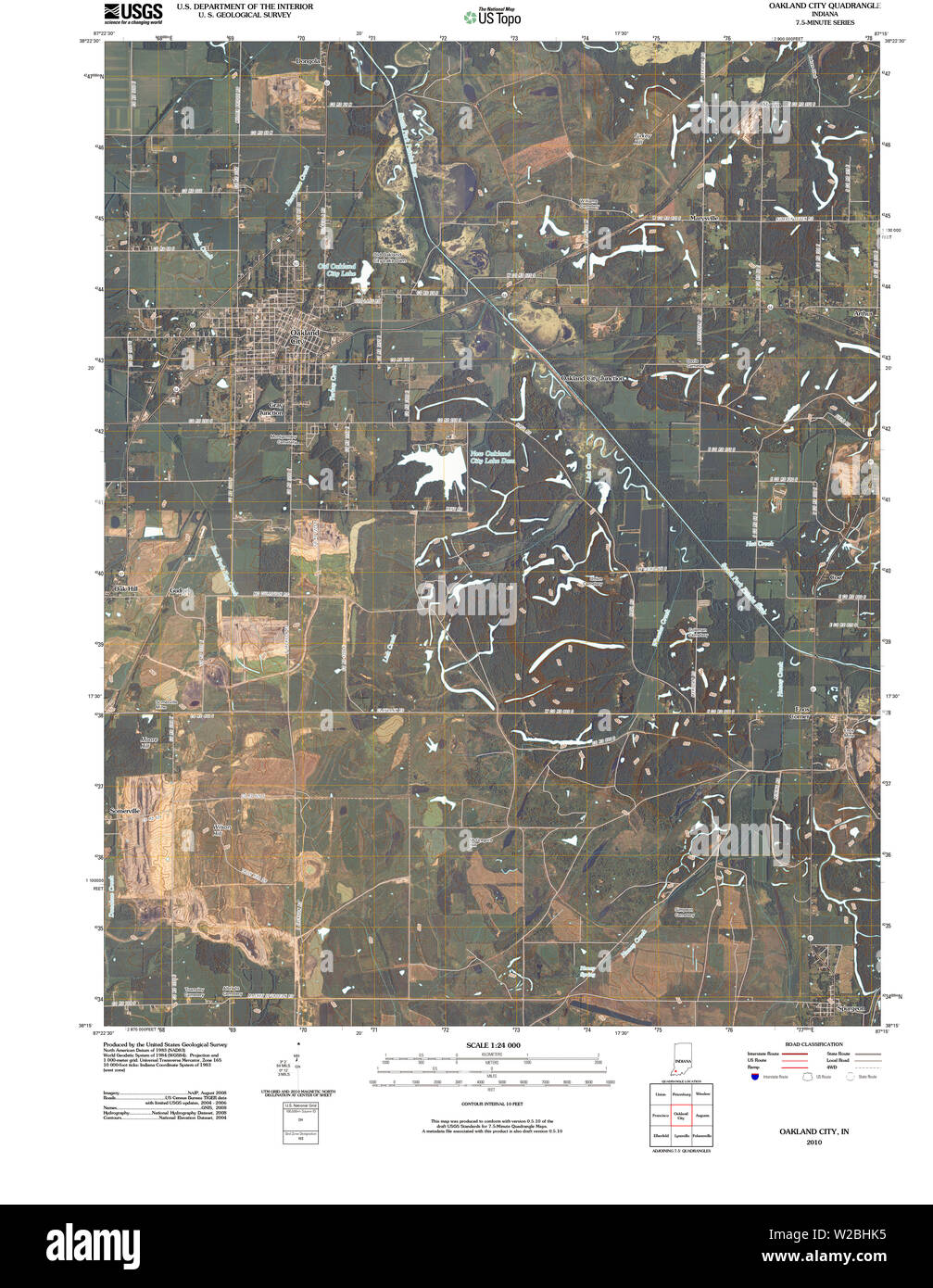 Map of oakland Cut Out Stock Images & Pictures - Alamy