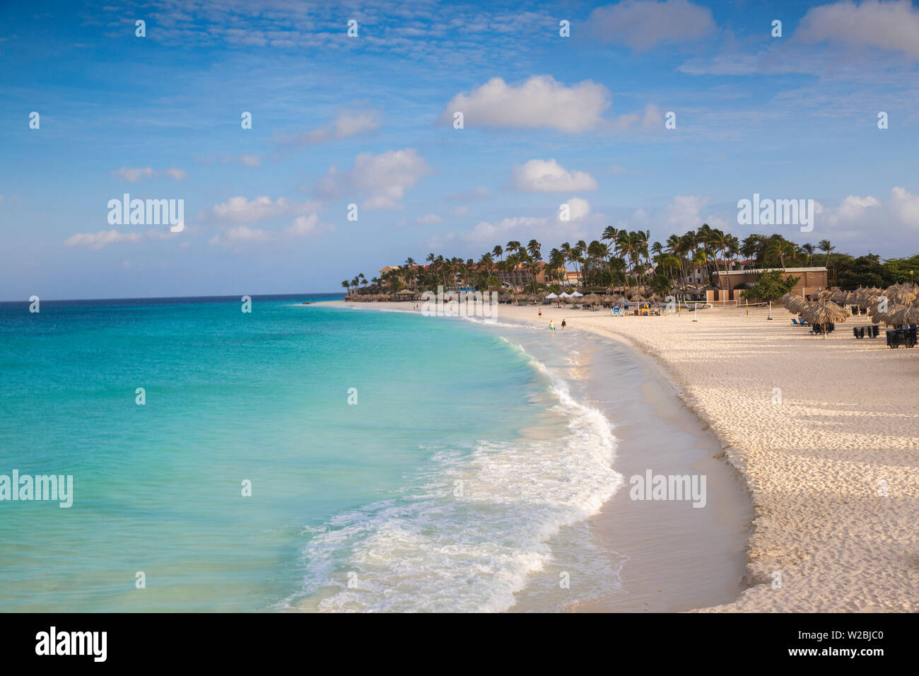 Caribbean, Netherland Antilles, Aruba, View of Divi beach Stock Photo ...