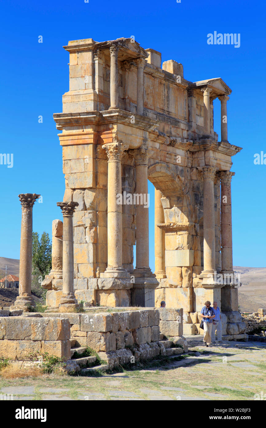 Ruins of ancient city Cuicul, Djemila, Setif Province, Algeria Stock ...