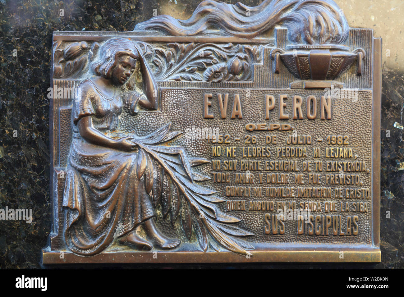 Tomb of eva peron hi-res stock photography and images - Alamy