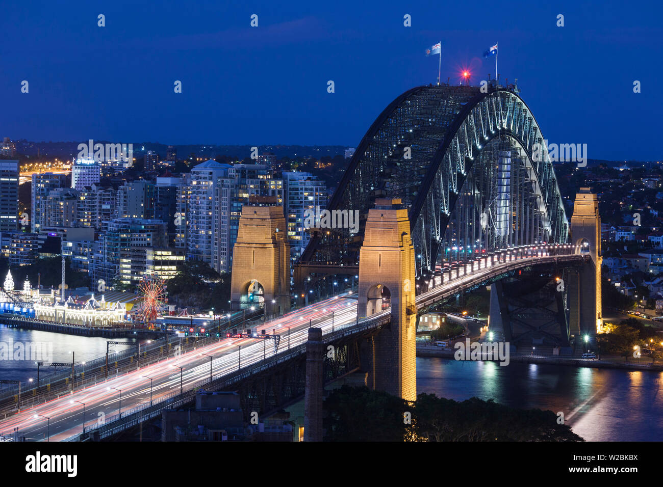 The rocks sydney night hi-res stock photography and images - Alamy