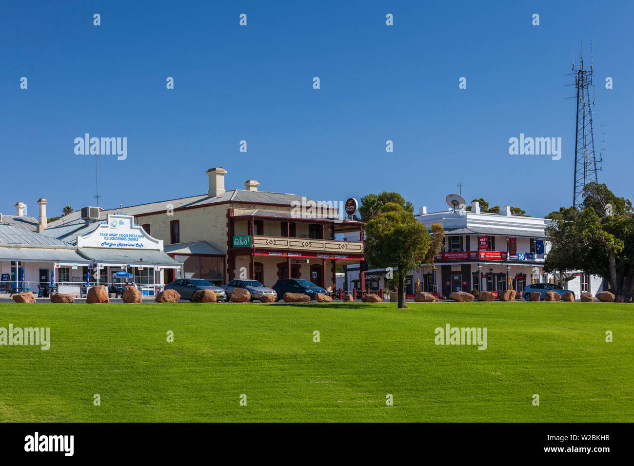 Australia, South Australia, Murray River Valley, Morgan, town view ...