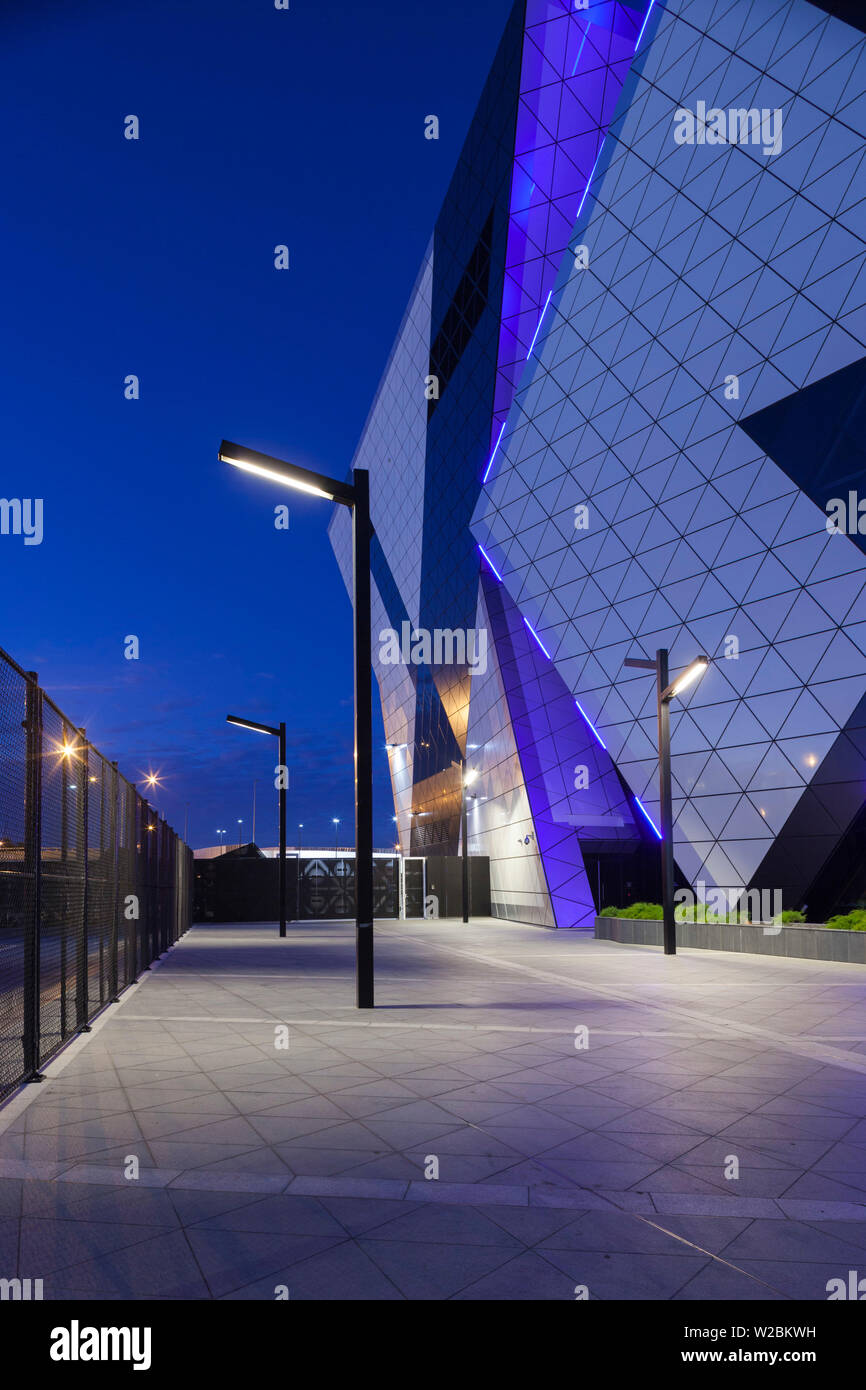 Australia, Western Australia, Perth, Perth Arena, dusk Stock Photo - Alamy