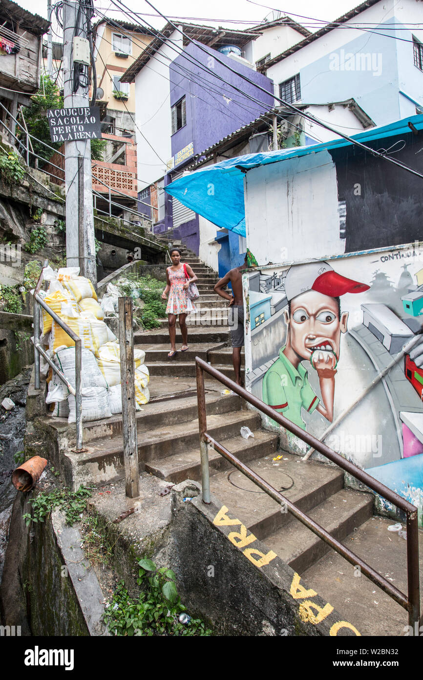Santa Marta favela, Rio de Janeiro, Brazil Stock Photo - Alamy