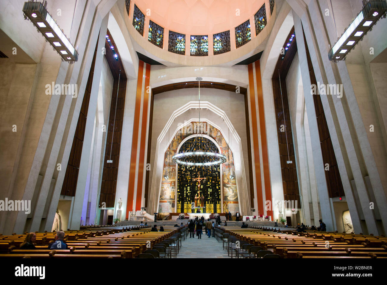 Canada, Quebec, Montreal, Oratory of Saint Joseph, church interior ... Canada, Quebec, Montreal, Oratory of Saint Joseph, church interior ...