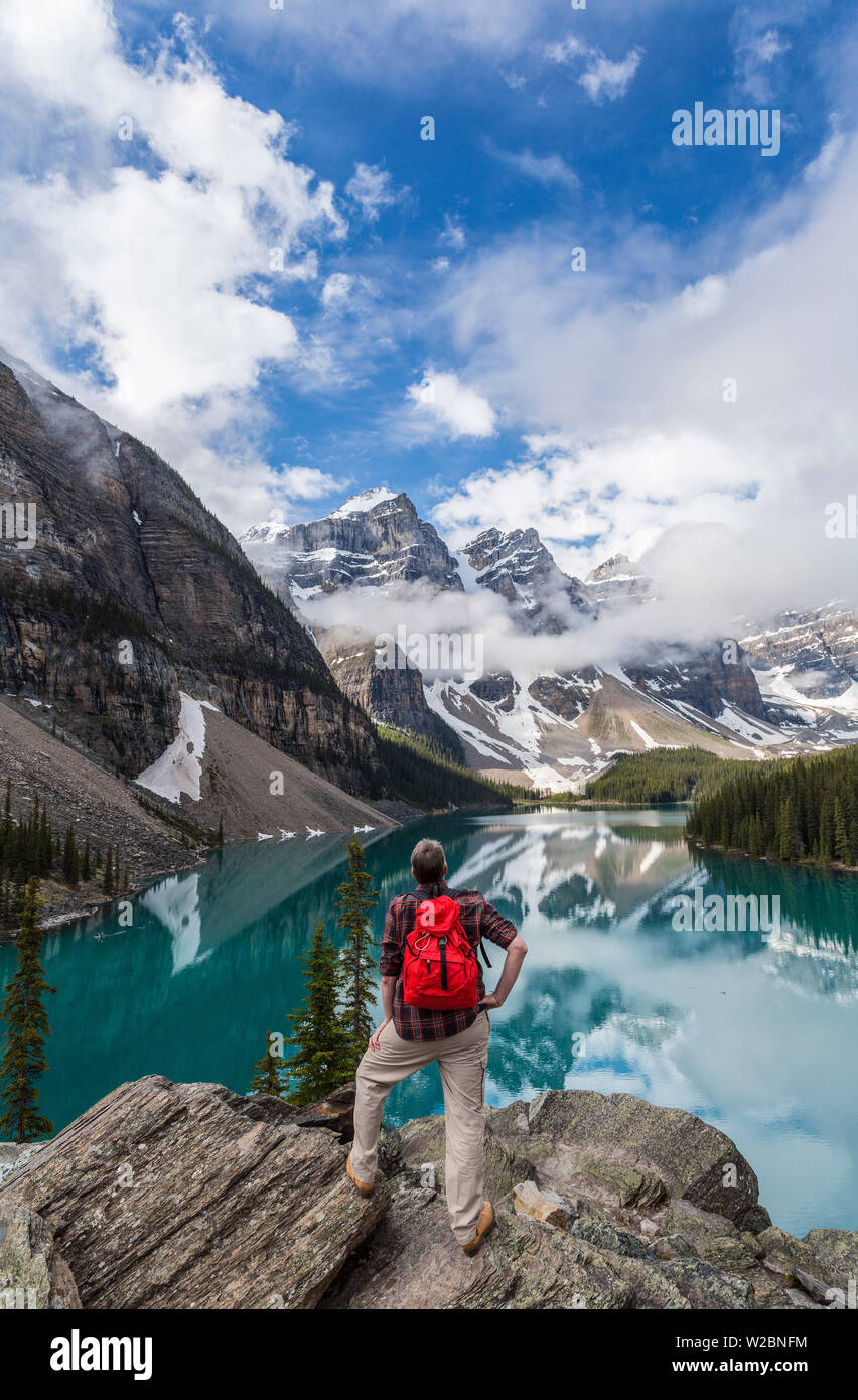Moraine Lake & The Valley of the Ten Peaks, Banff National Park, Alberta, Canada Stock Photo - Alamy