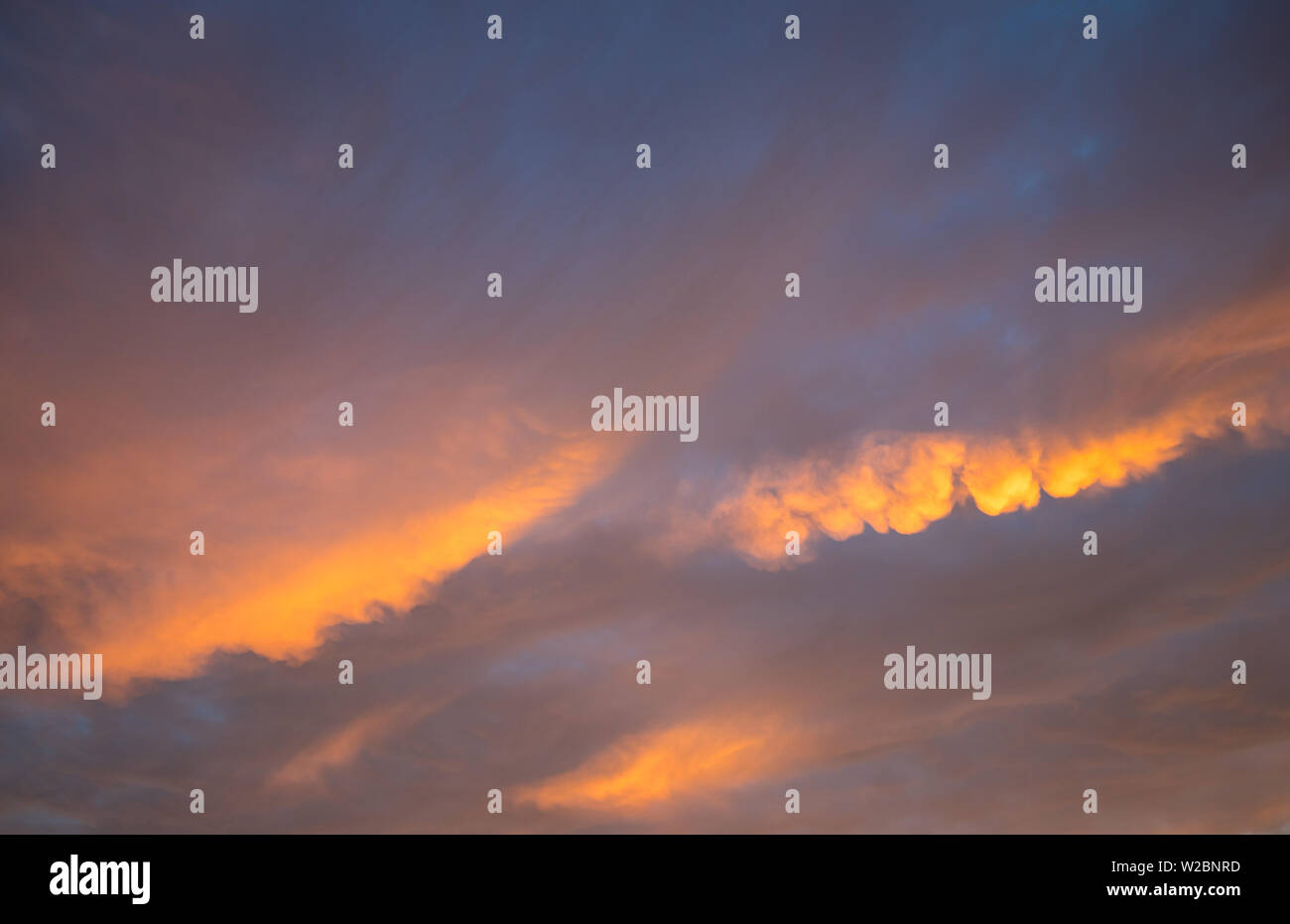 Mid-summer sunset in West Sussex, UK Stock Photo - Alamy