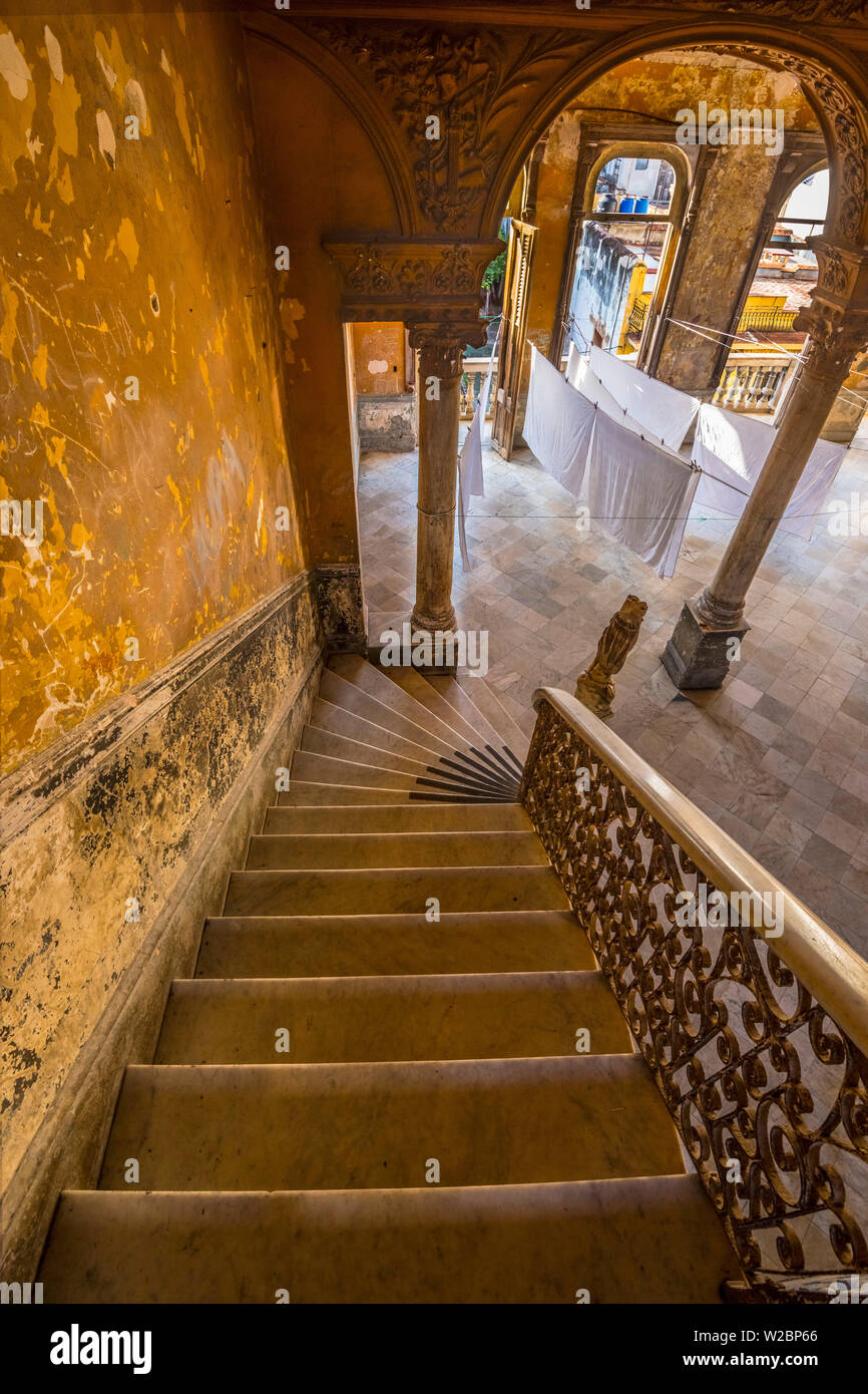 Cuba, Havana, Centro Habana, La Guarida Paladar Restaurant Stock Photo ...