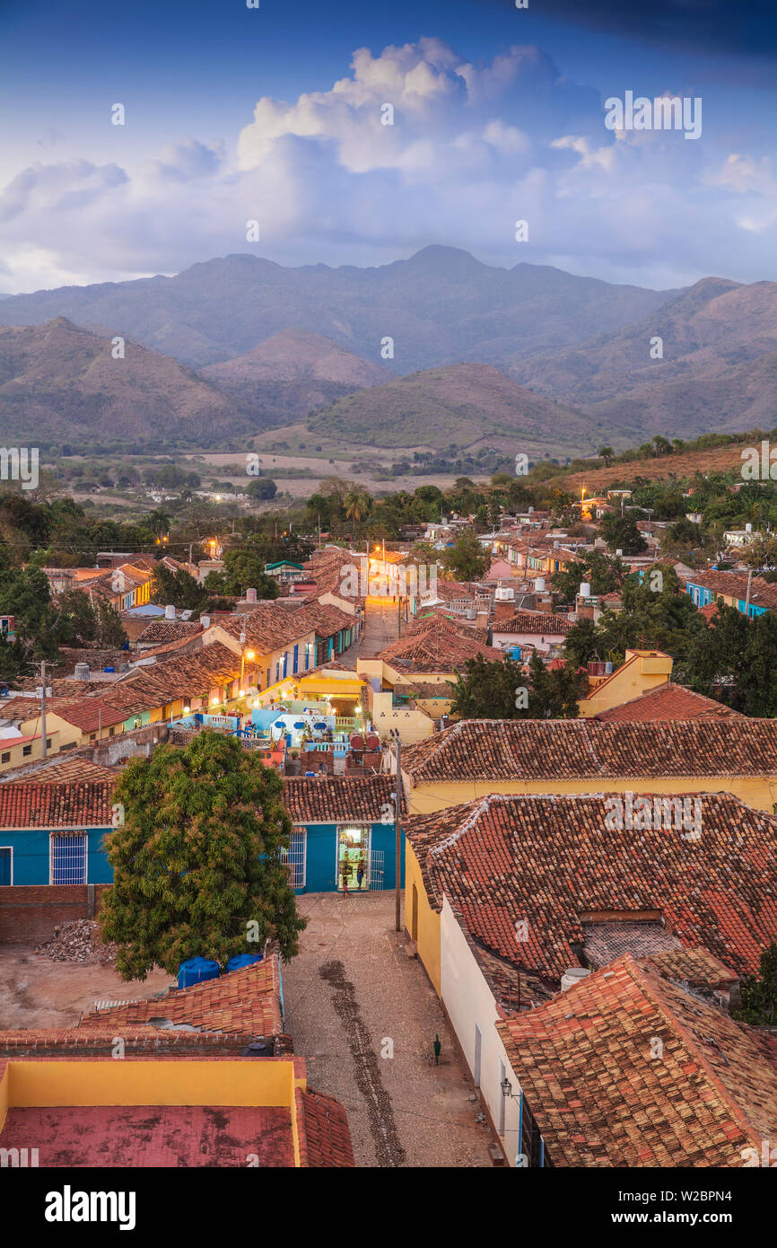 Cuba, Trinidad, View of Trinidad Stock Photo - Alamy