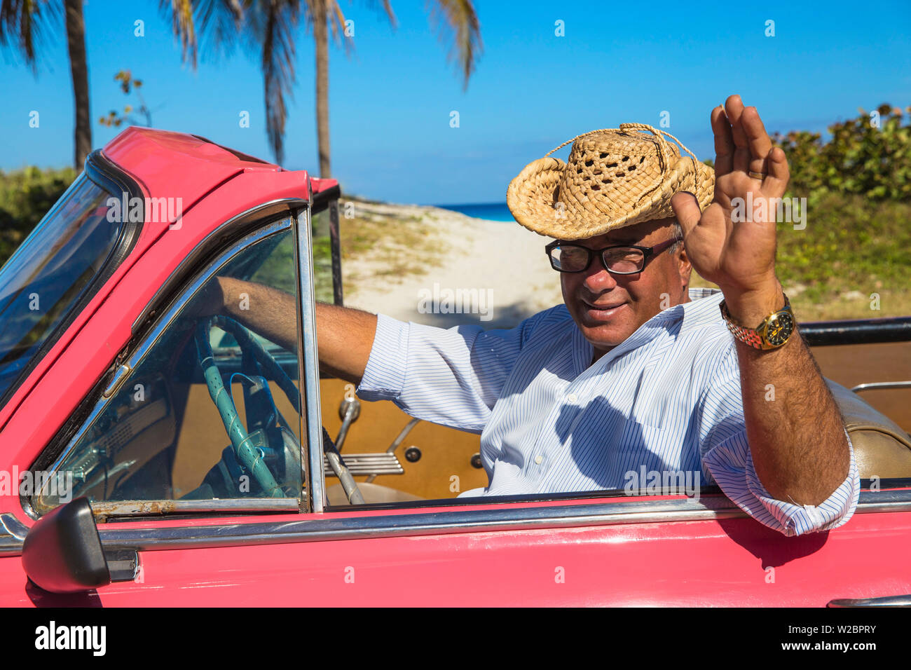 Man waving car hi-res stock photography and images - Alamy