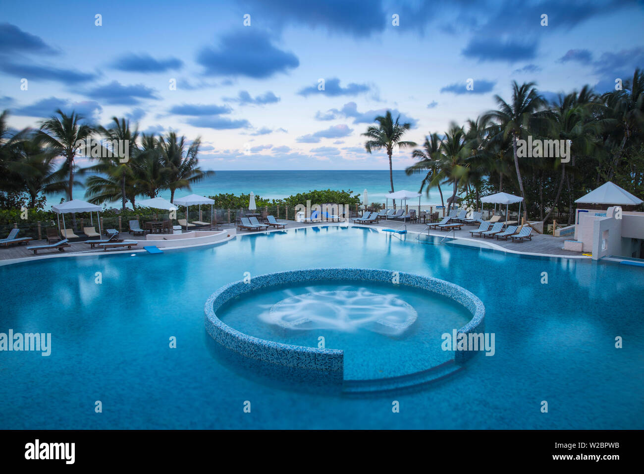 Cuba, Varadero, Swimming pool at The Melia Las Americas Hotel on ...