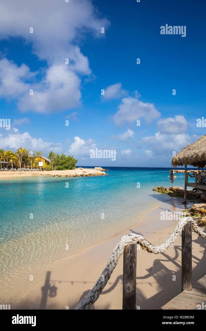 Curacao, Willemstad, Hemingway Beach beach bar and grill and Seaquarium ...