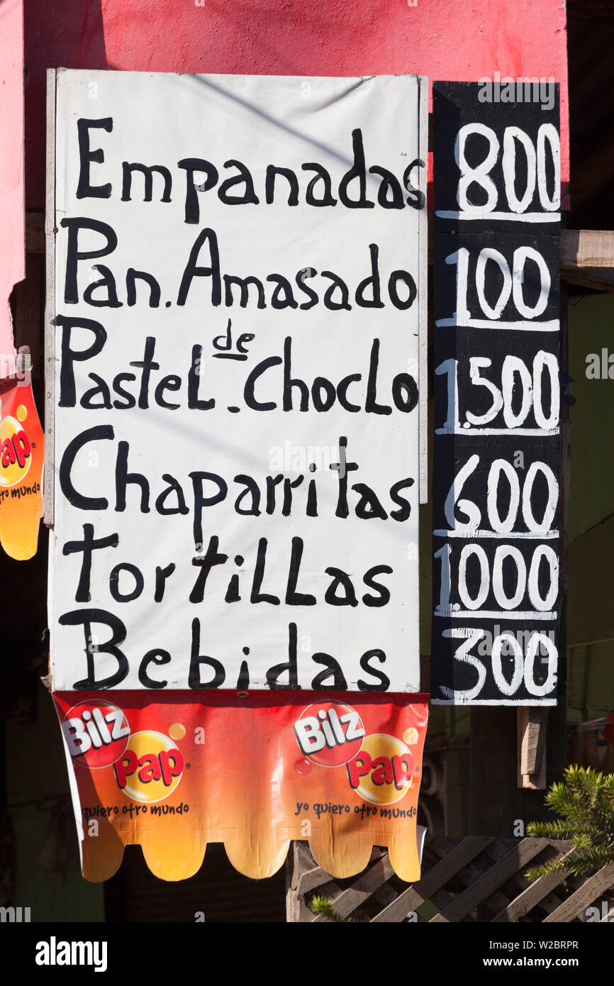 Sign for empanada restaurant hi-res stock photography and images - Alamy