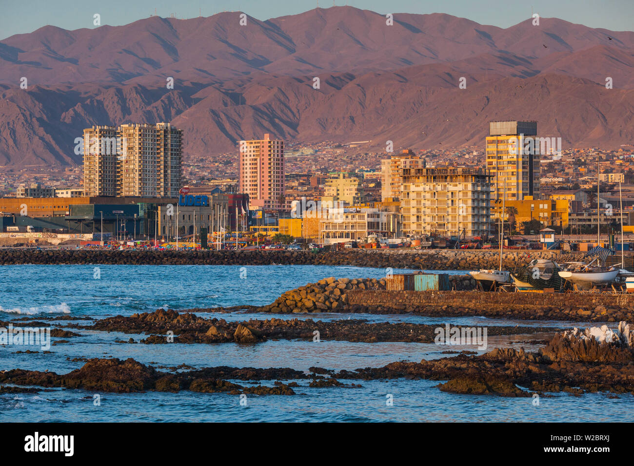 Antofagasta harbor sunset hi-res stock photography and images - Alamy