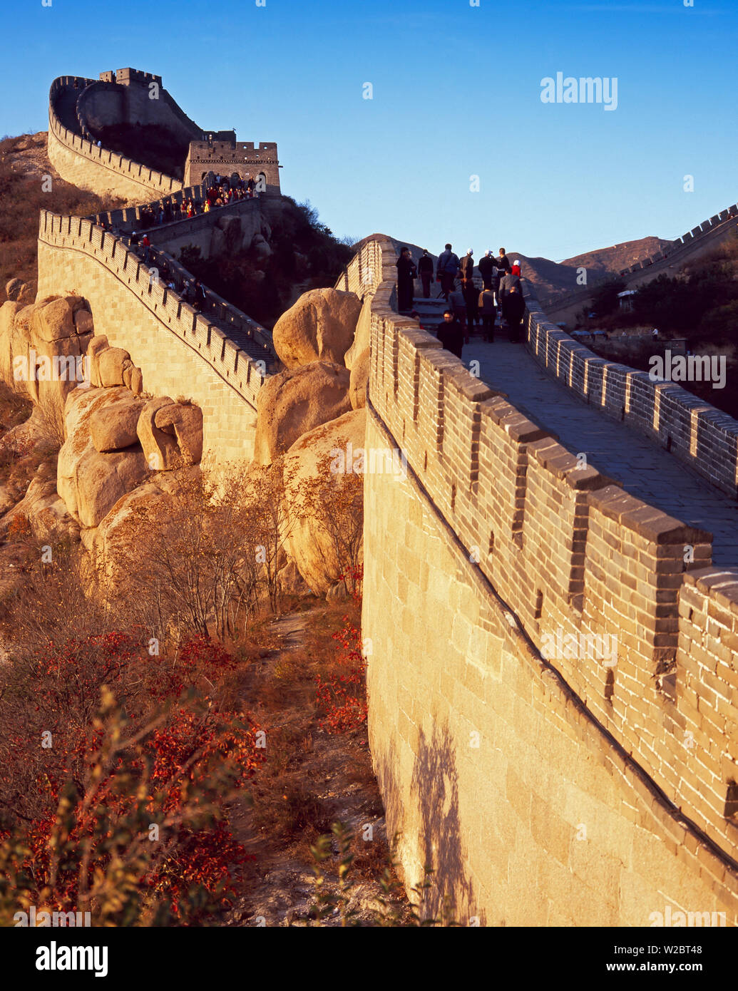 View of the Jinshanling section, Great Wall of China, UNESCO World ...
