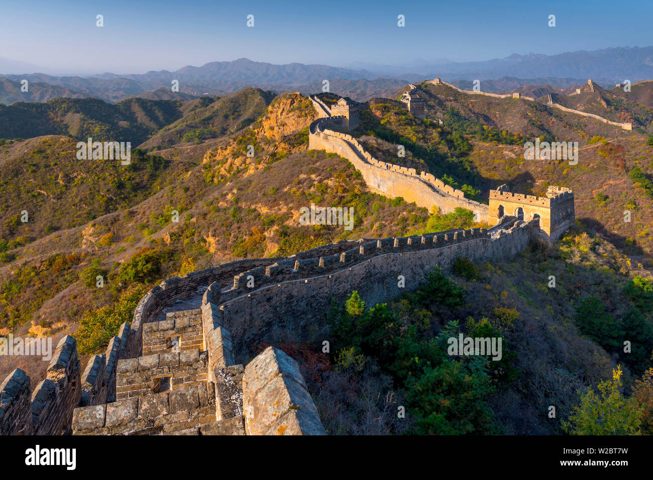 China, Hebei Province, Luanping County, Jinshanling, Great Wall of ...