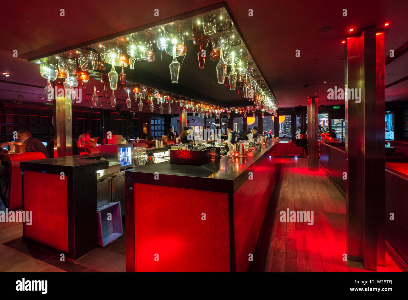 Bar Rouge, The Bund, Shanghai, China Stock Photo - Alamy