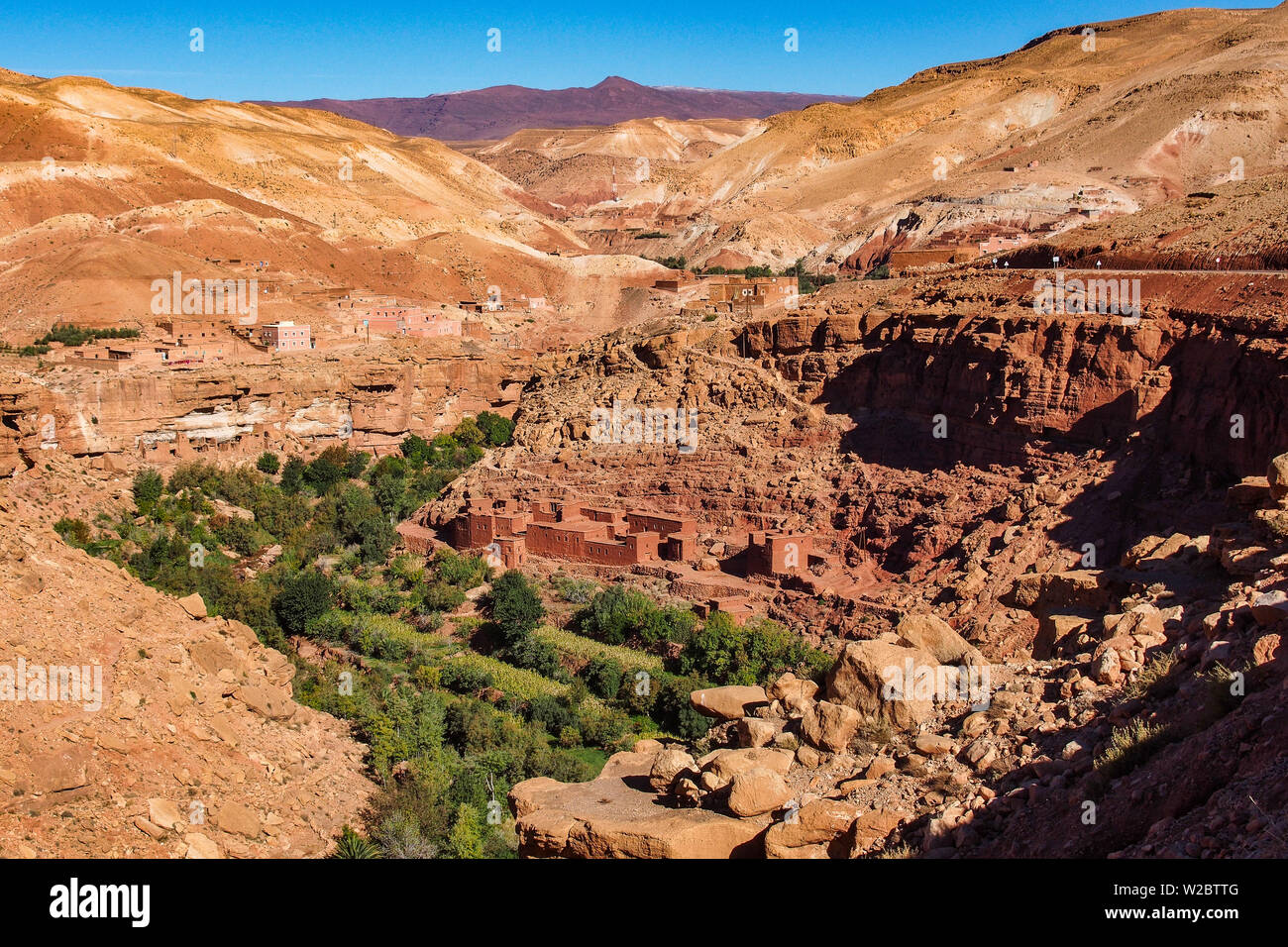 Landscape of the Atlas Mountains in Morocco in Africa Stock Photo - Alamy