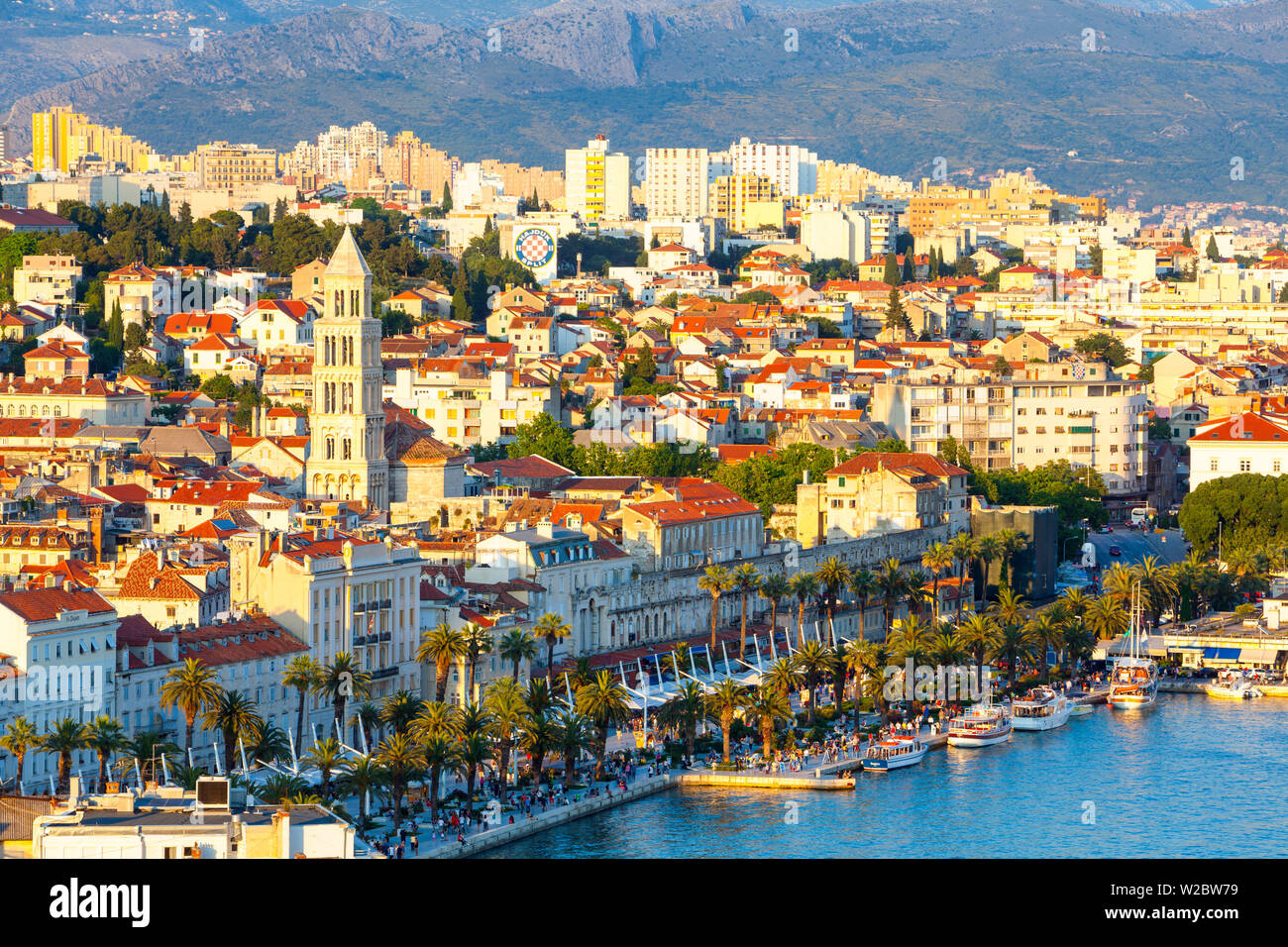 Harbour split dalmatian coast hi-res stock photography and images - Alamy